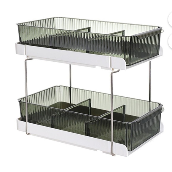 Storage & Organization | Twotiered Storage Rack With Dividers | Poshmark